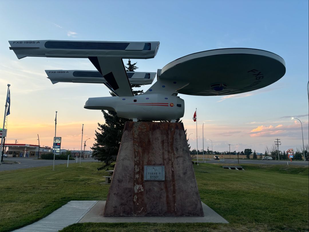 Vulcan Starship Monument | Vulcan - travelstoke
